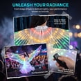 LED Butterfly Wings,LED Lights Belly Dance Isis Wings Carnival Rave ...