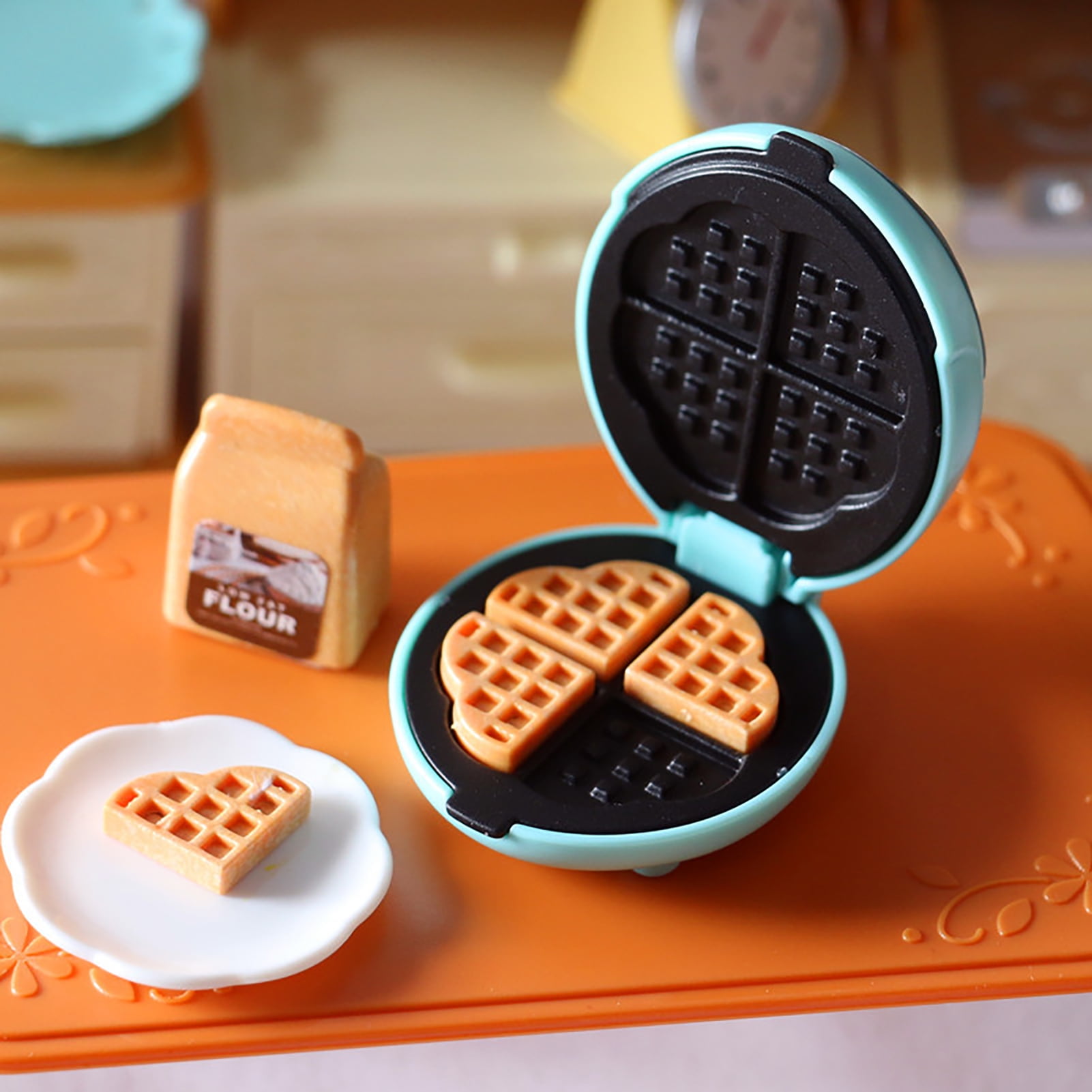 Miniatures Dollhouse 1:12 Miniature Frozen Waffles Box Art ...
