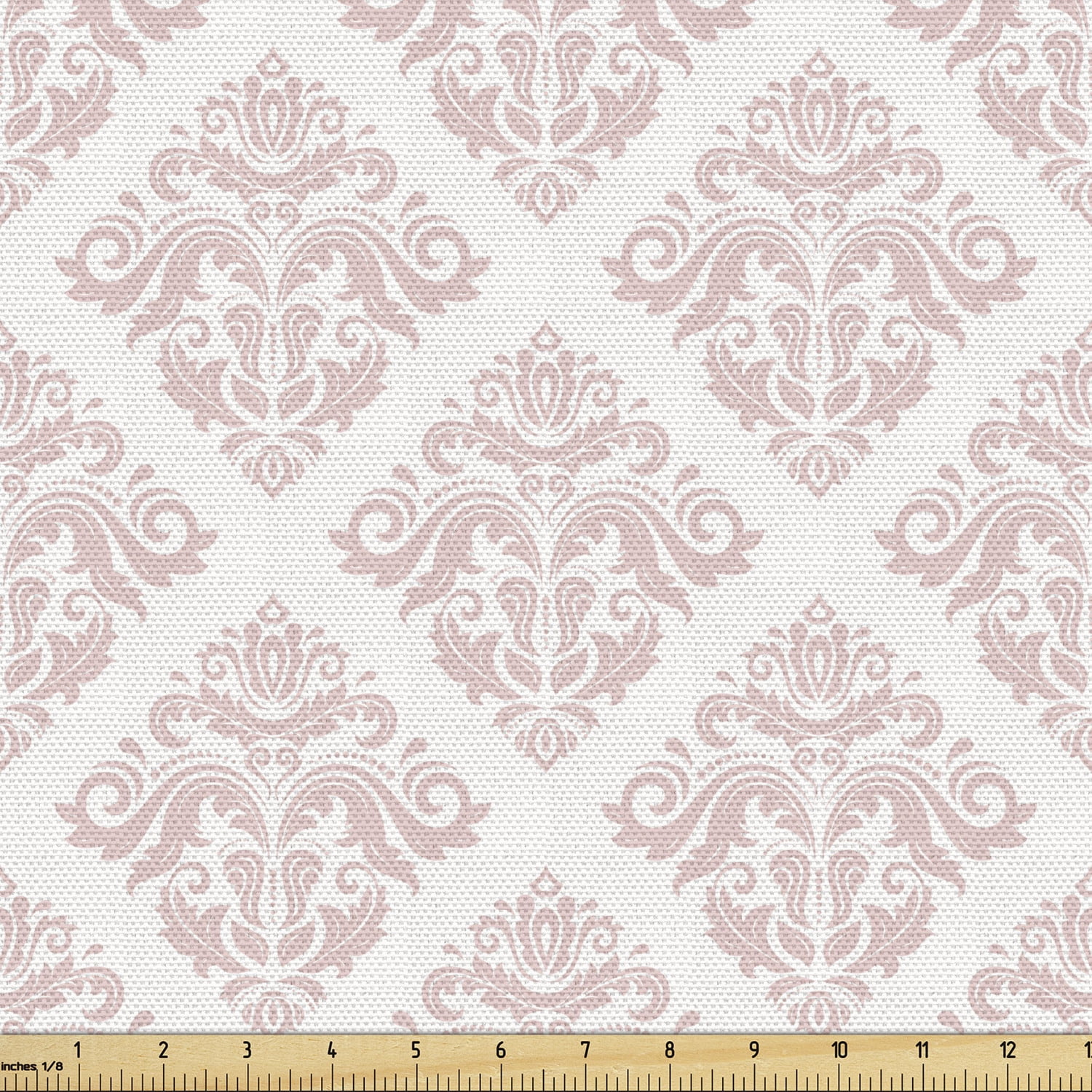 Damask Fabric by the Yard Upholstery, Victorian Feminine Vintage Floral ...