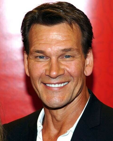 Patrick Swayze smiles for cameras in clean cut look 24x36 inch Poster ...