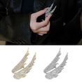 Artistic Crystal Wing Pin Vintage Alloy Accessory for Women's Casual ...