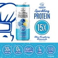 Genius Gourmet Sparkling 30g Protein, Blue Raspberry Lemonade, 12 Fl Oz ...