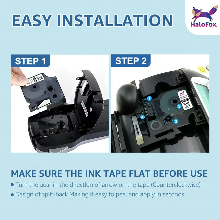 6-Pack Compatible Dymo Label Maker Refills D1 Replace Dymo, 58% OFF