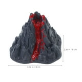 Raindrops 10Pcs Simulation Volcano Toy Model for Parties Assorted Color ...