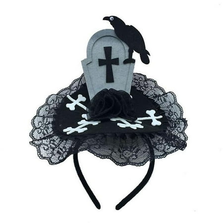 Halloween Cross Tombstone Hairband Hairpin Headpiece Suitable For ...
