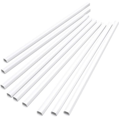 Cord Hider, 142in Mini Wire Cable Cover, PVC Cable Concealer Channel ...