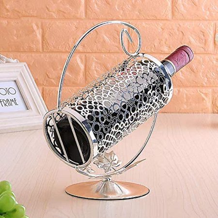 European Wrought Iron Wine Rack Silver Wine Rack Nordic Home ...
