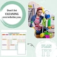 2 count Cleaning Planner Cleaning Schedule and Checklist Daily Weekly ...