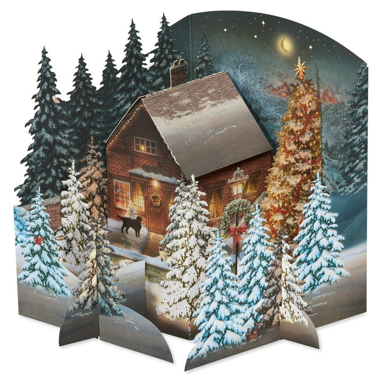 American Greetings Magic Moments Pop Up Holiday Card Designed by Jacquie Lawson Season s Greetings Walmart