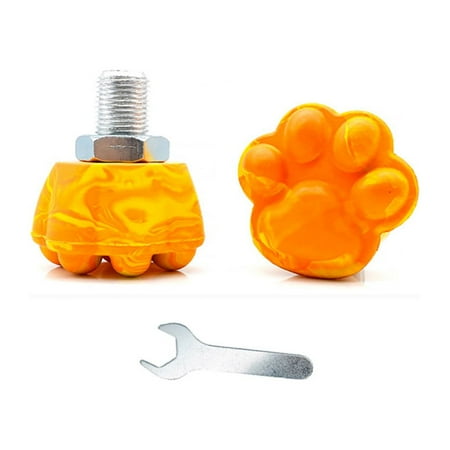 Pack of 2 Skate Toe Stops Cute Paw Roller Brakes Stopper Adjustable ...