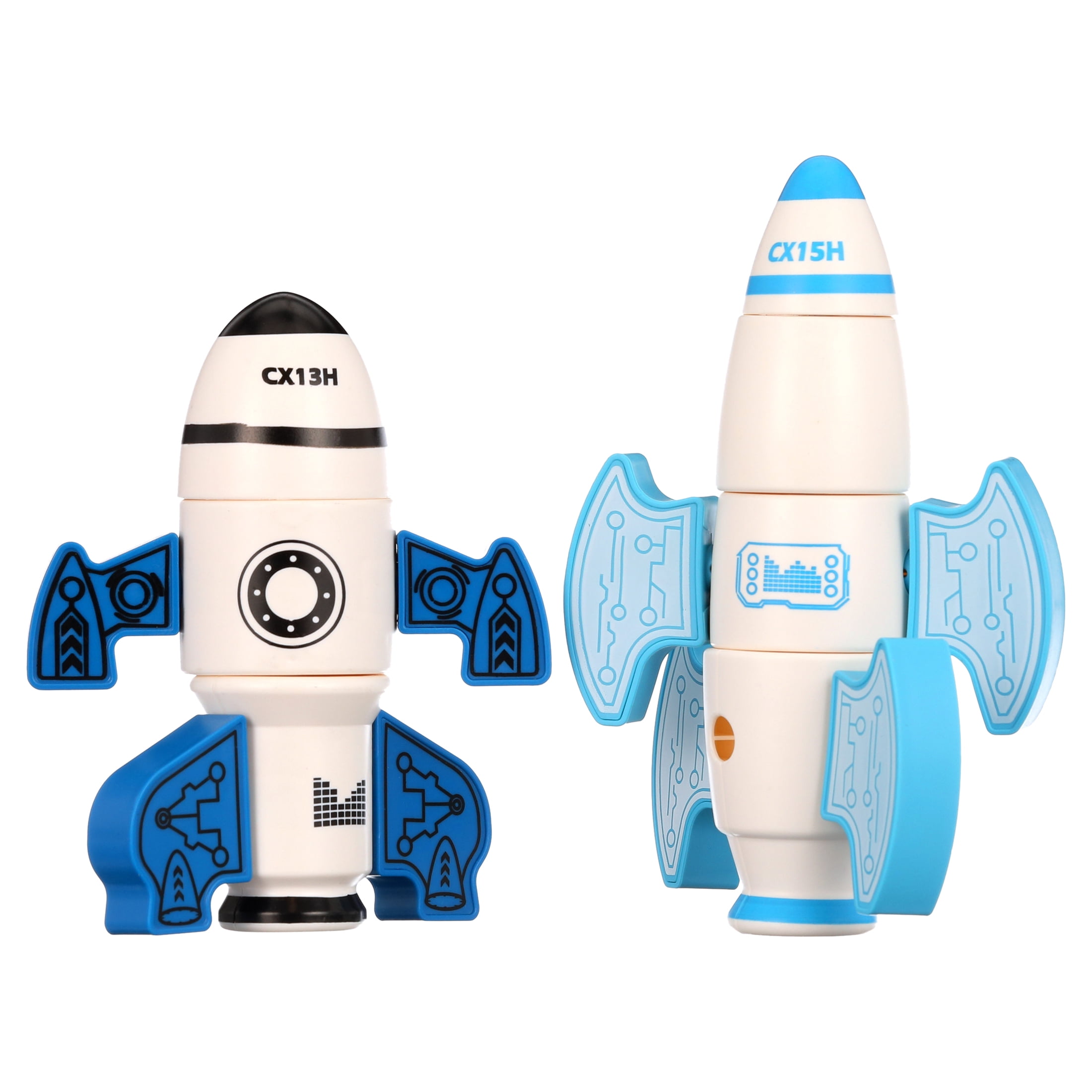 2 PCS Magnetic Building Tiles for Kids,Educational Magnetic Stacking ...