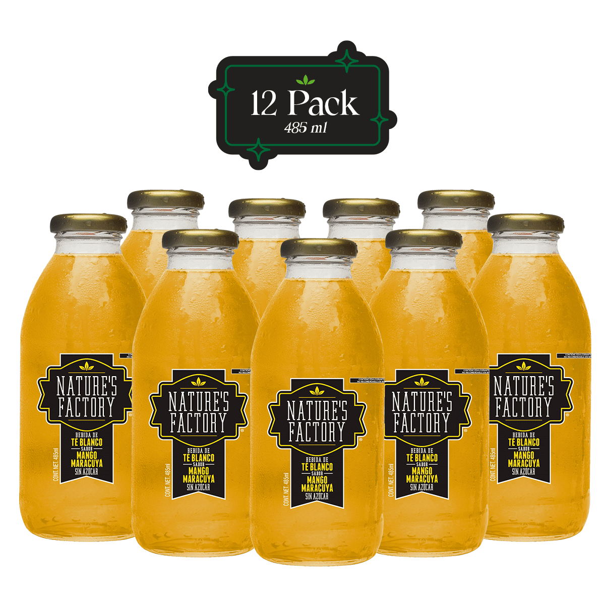 Natures Factory Té Blanco Sabor Mango Maracuyá Sin Azúcar | 12 Pzs ...