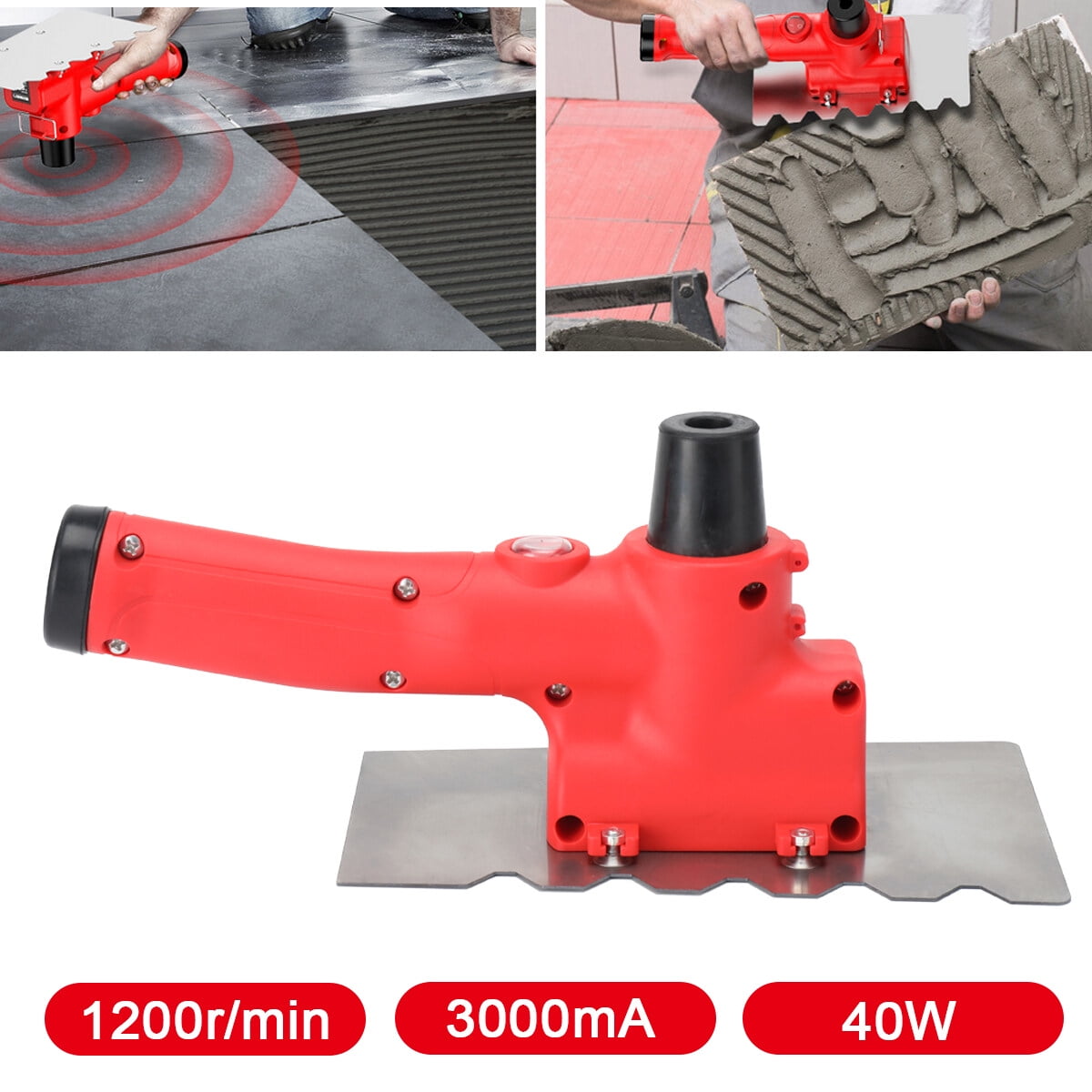 SUDEG 1200r/min Battery Powered Screed Vibrator Shovel Concrete ...