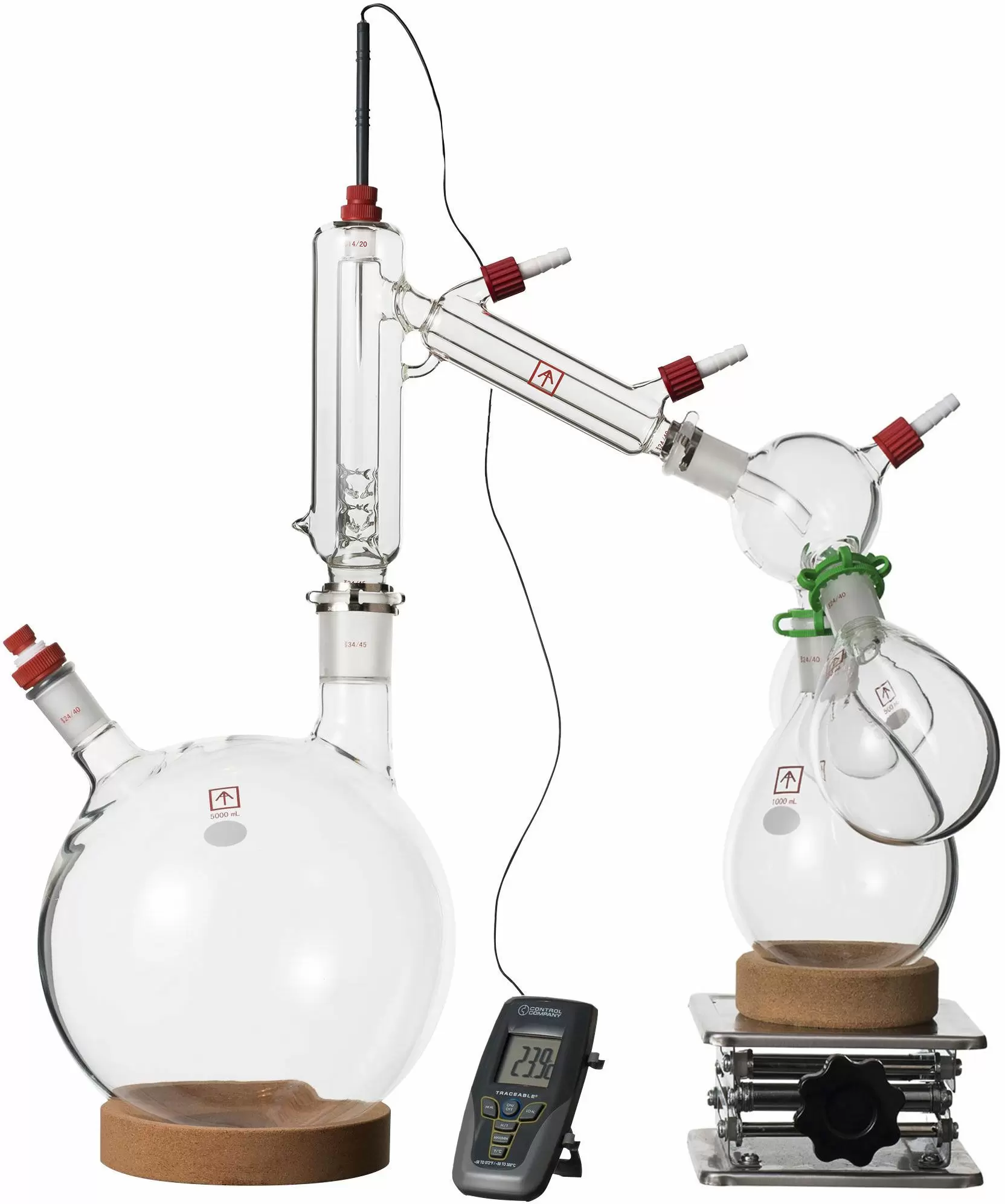 Across International 5L Short Path Distillation Kit With Multiple ...