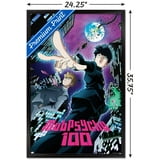 Mob Psycho 100 - City Wall Poster, 22.375" x 34", Framed - Walmart.com
