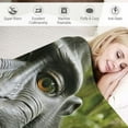 MAXIAO Monkey Blanket Animal Selfie Blankets Soft Warm Plush Throw for ...