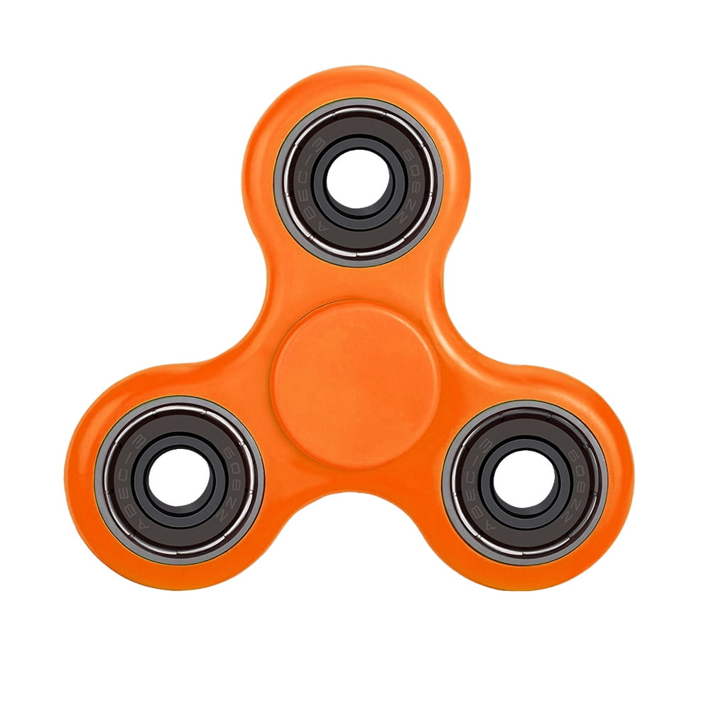 WorryFree Stress Relieving Fidget Spinner - Orange - Walmart.com