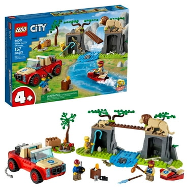 LEGO City Wildlife Rescue Camp 60307 Building Toy with Treehouse ...