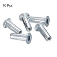 RYTHGF-1/4-20 Multi-Grip Rivet Nuts, 10pcs Pre-Bulbed Shank Flat Head ...