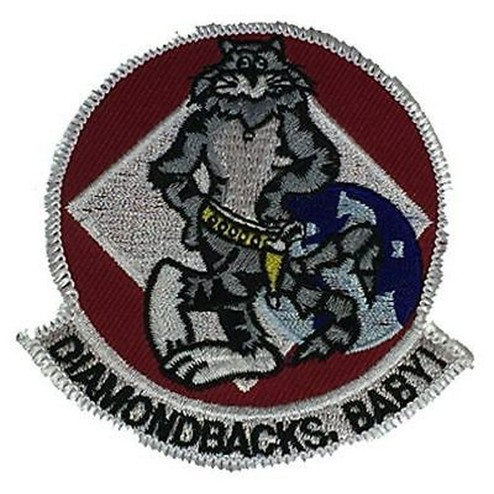 USN NAVY VF-102 DIAMONDBACKS BABY STRIKE FIGHTER SQUADRON PATCH F/A-18 ...