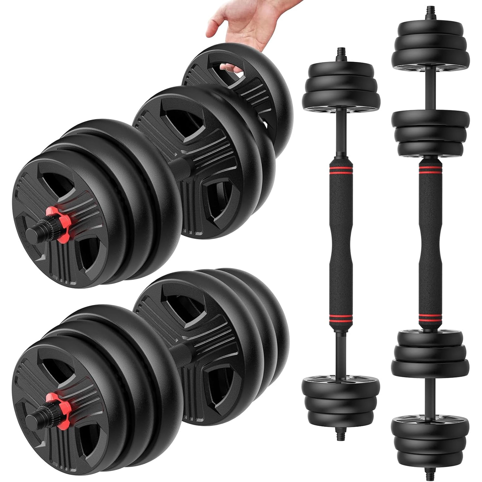 Click here for Wangbasdasd 25lb 55lb Adjustable Dumbbells Set  5l... prices