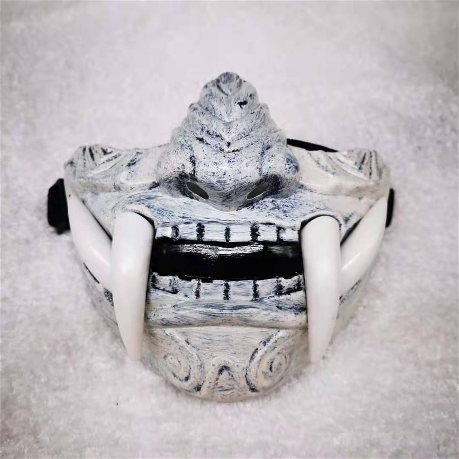 Máscara para el adulto Máscara japonesa Hannya De-mon Oni Sam-urai NOH ...