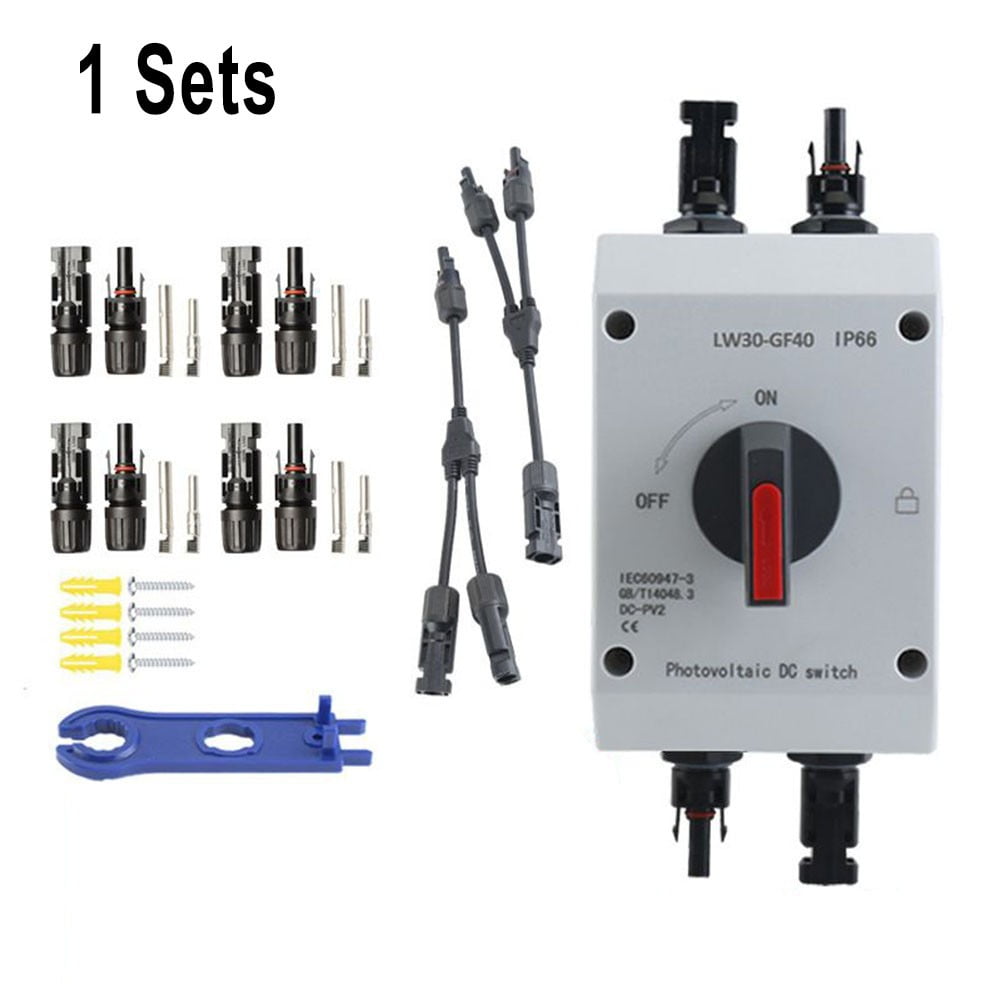 Ip66 Solar Photovoltaic Electrical Isolation Switch Dc Switch 1000V 1200V 32A - Walmart.com