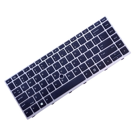 Goriertaly Silver Frame Keyboard Anti-slide Input Apparatus Well Fit ...