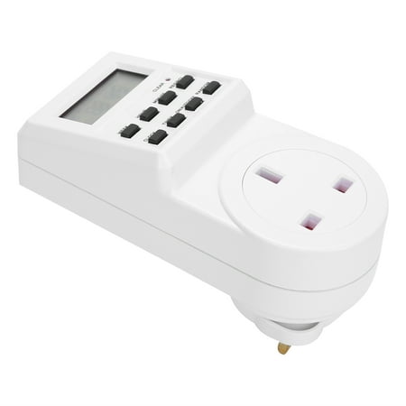 Power Switch Socket, 8 Function Keys Electrical Timers ABS Material ...