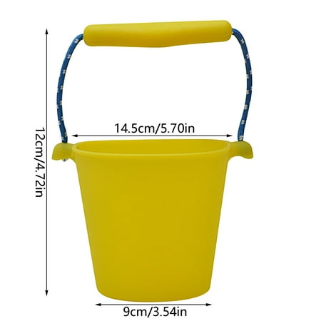 Lolmot Collapsible Beach Bucket Baby Foldable Multifunctional Beach ...