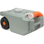 Barker 10 Gallon Portable RV Waste Rolling Tank - Tote-Along Drain ...