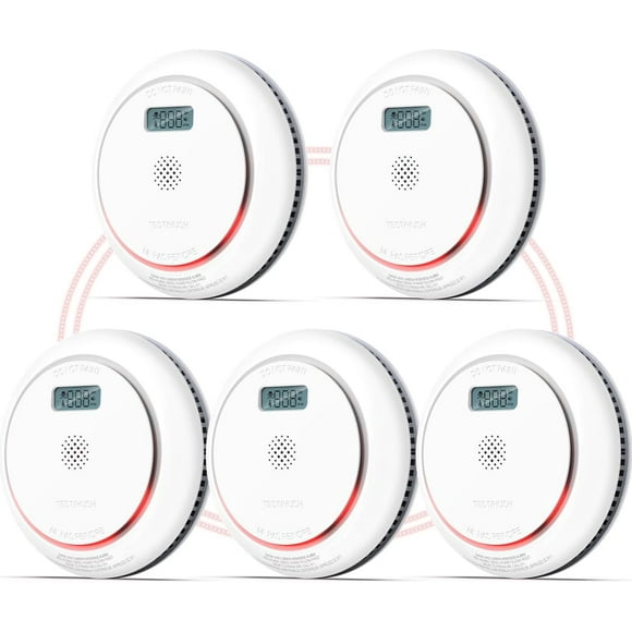 Wireless Smoke Detectors Interconnected