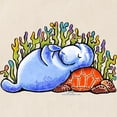 CafePress - Sea Turtle N Manatee Tote Bag - Unisex Canvas Tote Bag ...