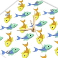 3drose, Colorful Cute Cartoon Fish in Yellow, Orange and Blue, Green on ...