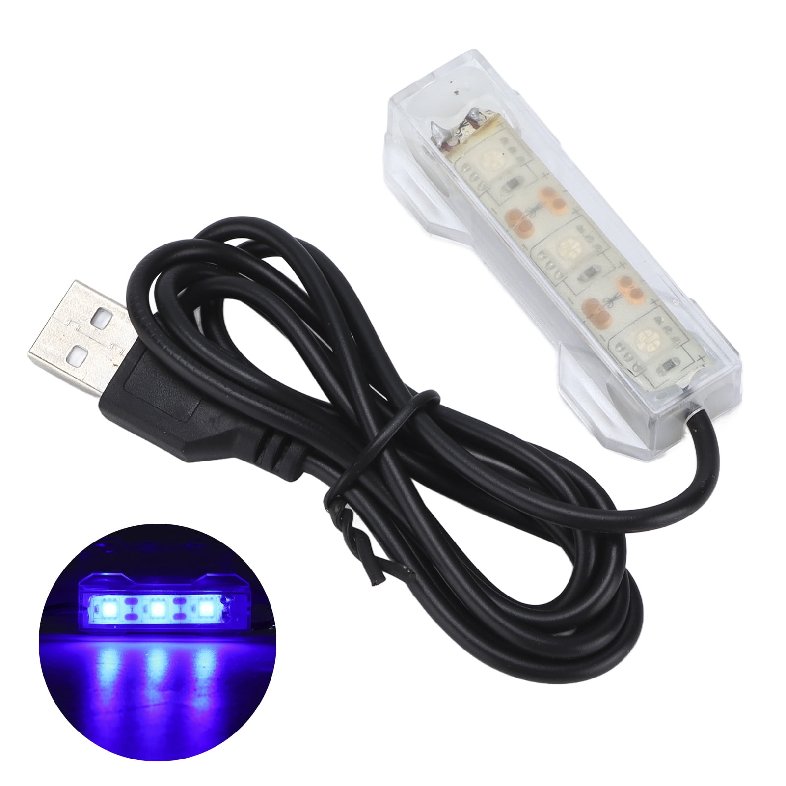 Keenso Aquarium Light USB Charging Plastic Fish Tank LED Light for ...