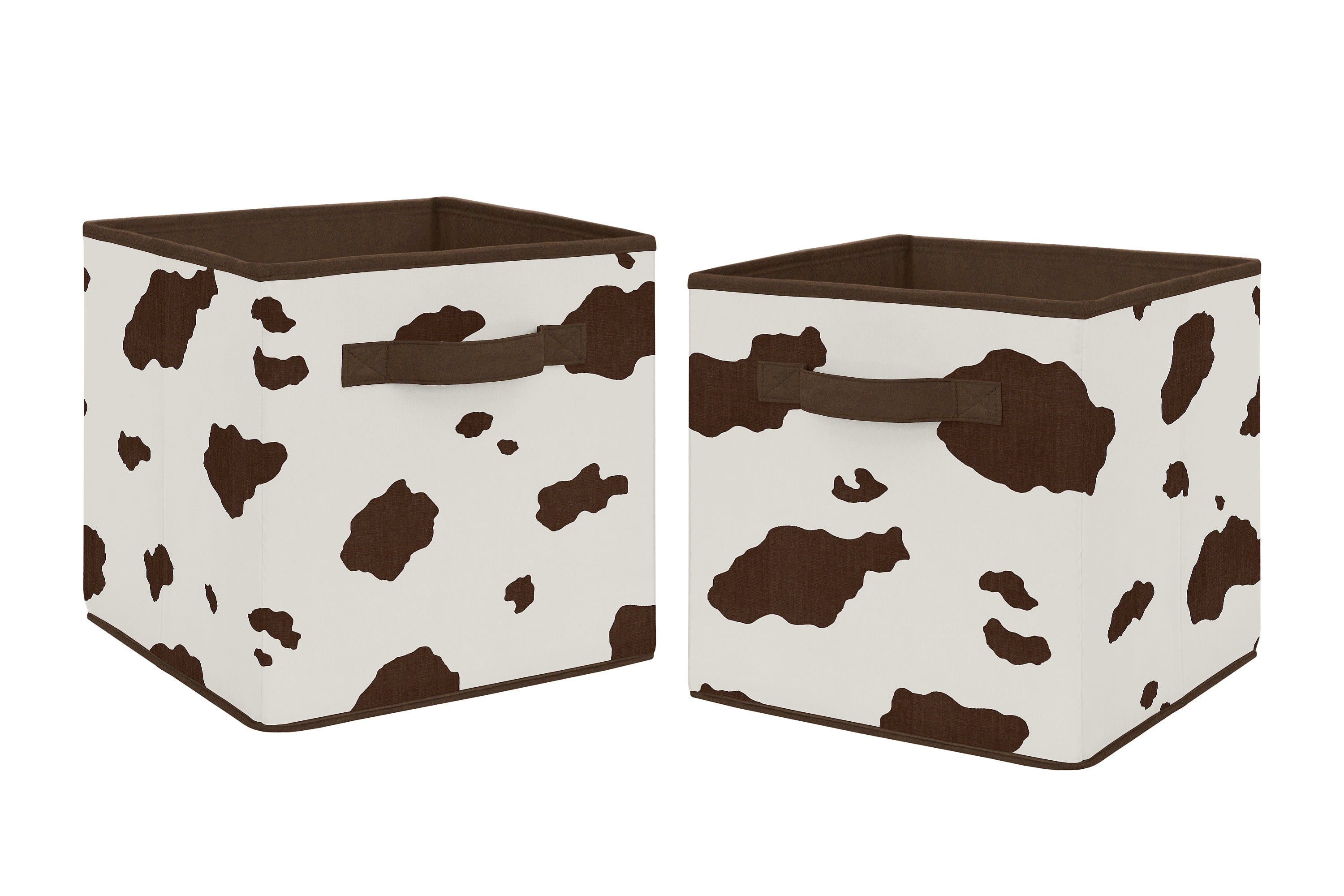 Wild West Cow Print Fabric Storage Cube by Sweet Jojo Designs - Walmart.com