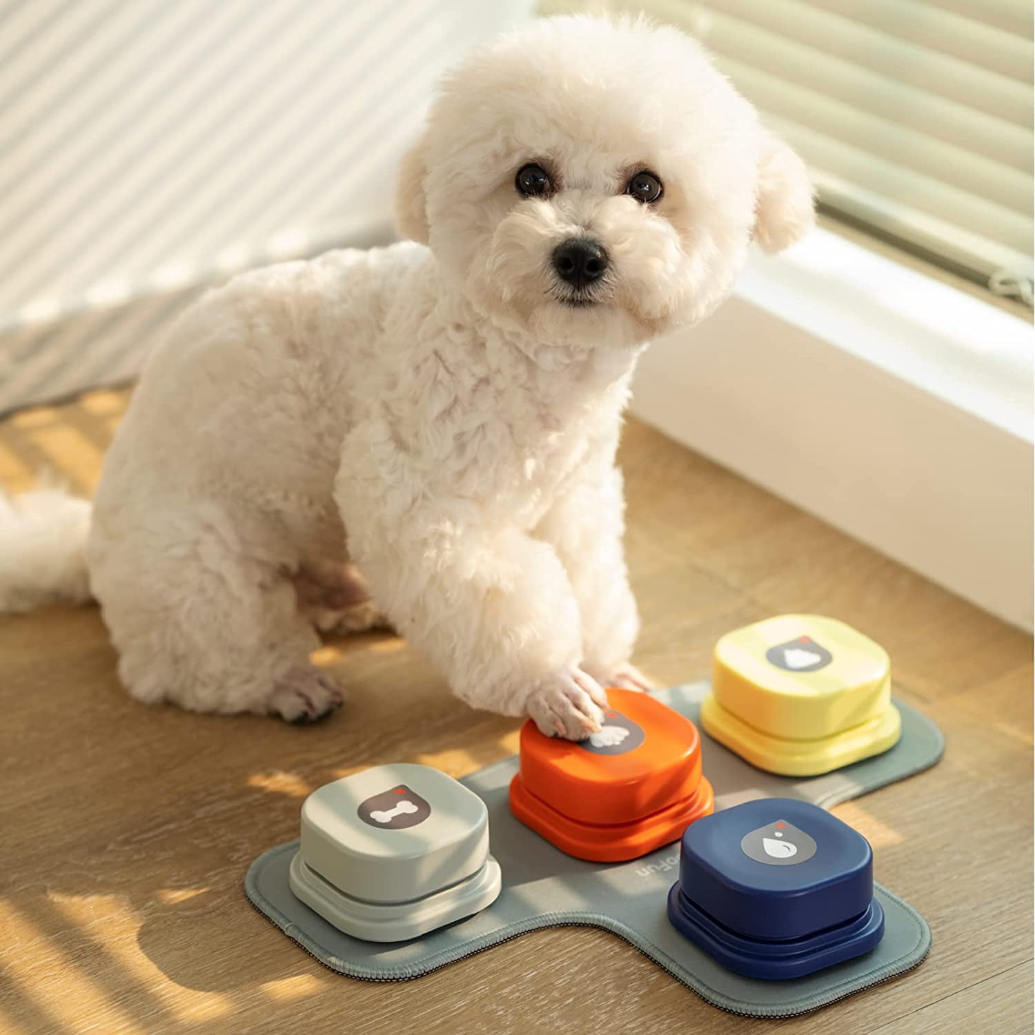 MewooFun Dog Buttons For Communication Recordable Dog Talking Buttons MewooFun Dog Buttons For Communication Recordable Dog Talking Buttons