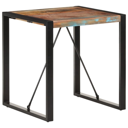 vidaXL Dining Table 63"x35.4"x29.5" Solid Reclaimed Wood - Walmart.com
