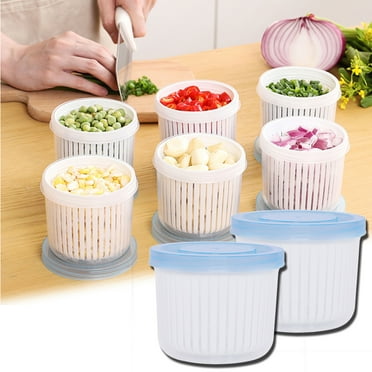 Cheers.US Produce Saver Containers for Refrigerator, Food Fruit ...