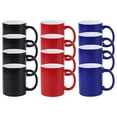 11oz Color Changeable Sublimation Mug 3 Assorted Colors of Black, Blue ...