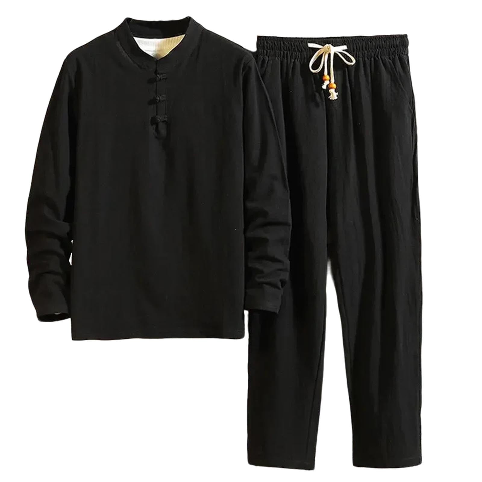 Click here for Ohufall Fall Sweatsuits For Men Two Piece Long Sle... prices