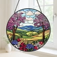 Blooming Meadow Tree Stained Glass Suncatcher – Window Decor2101 ...