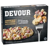 DEVOUR Chicken Cordon Bleu Mac and Cheese Frozen Meal, 10.5 Oz Box ...