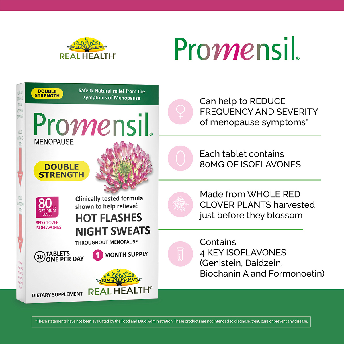Promensil Menopause Support Tablets 30 Ct