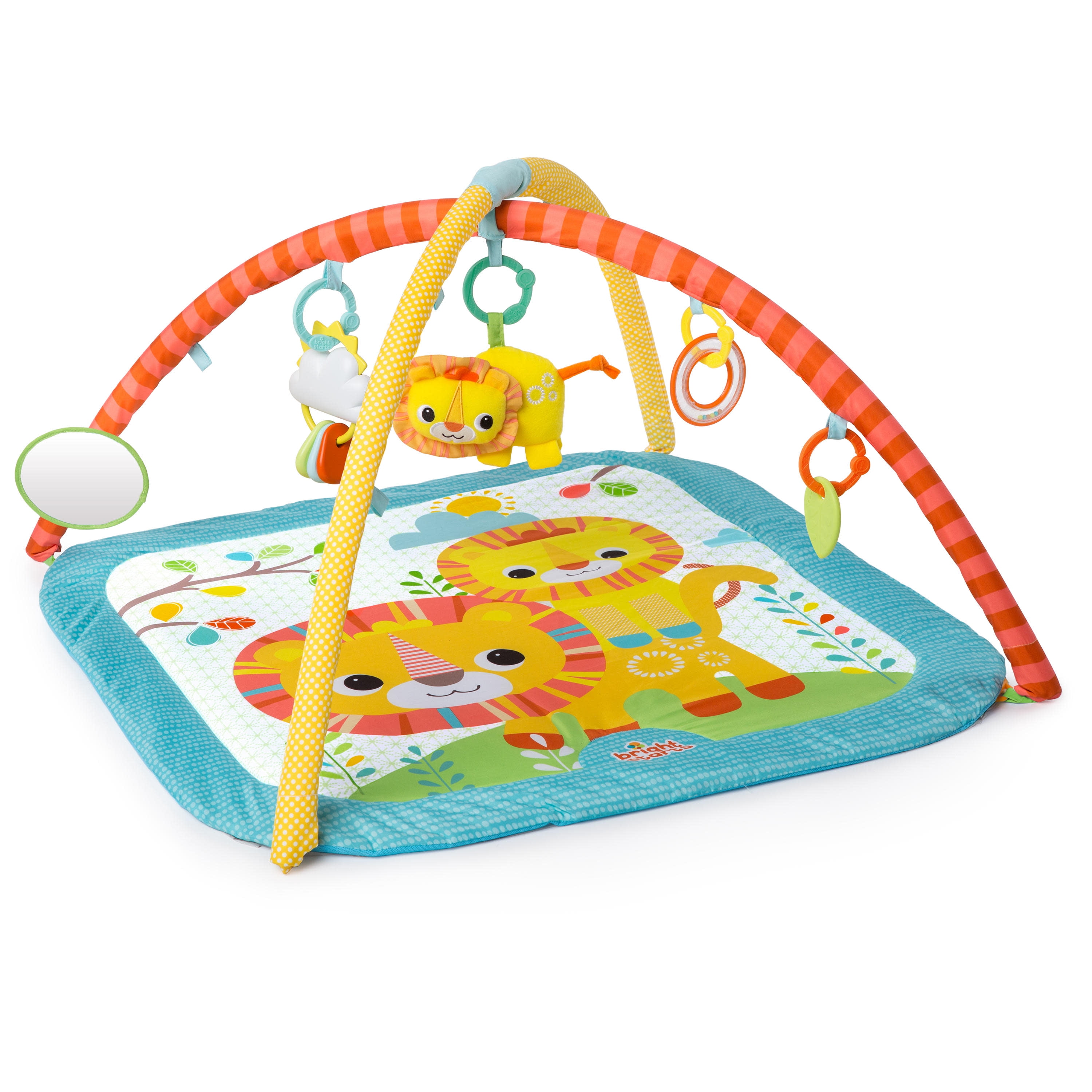 Bright Starts Little Lions Activity Gym And Play Mat Ages Newborn bright-starts-little-lions-activity-gym-and-play-mat-ages-newborn