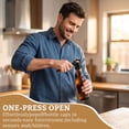 3D Printed Fun Bottle Opener, Black, Fits Bottles with 3cm Diameter ...