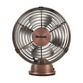 Holmes Heritage Small Indoor 4-Inch Metal USB Desk Fan, Brushed Copper ...