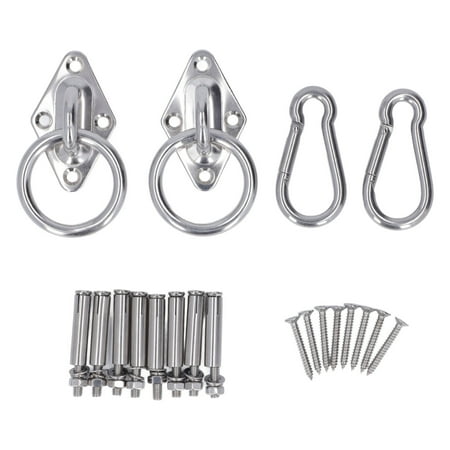 Swing Hanging Kit, Stainless Steel Sturdy Hammock Hanging Set Hard To ...