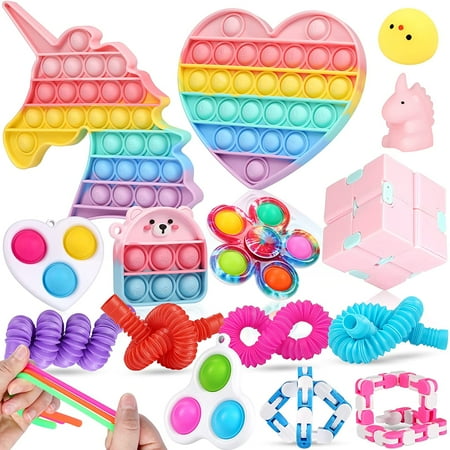 Fidget Toys Pack Set Pop Fidgets Toy Sets Packs, Fidget Toys Pack ...