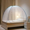 Leyeet Mosquito Net for Bed Portable Folding Net Enclosed Pop Up Tent for Indoor Outdoor Use 78 ...